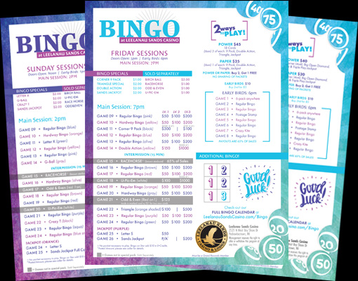Bingo Hall | Bingo Near Me | Leelanau Sands Casino